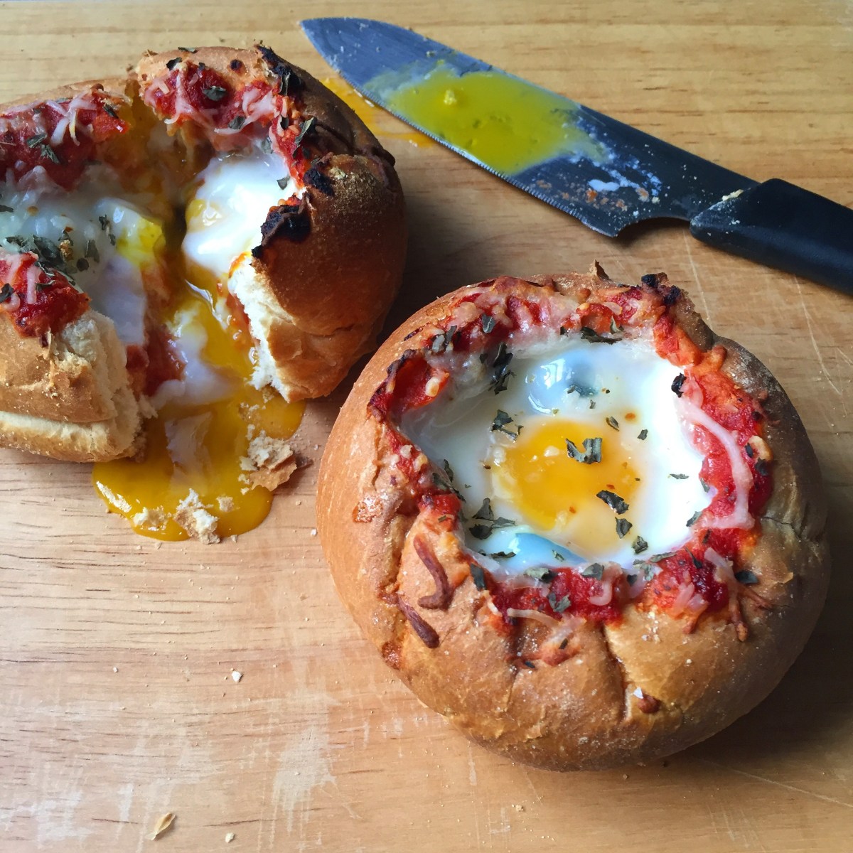 Breakfast in Bread – Inspired by The Barge House – Meag’s Eggs