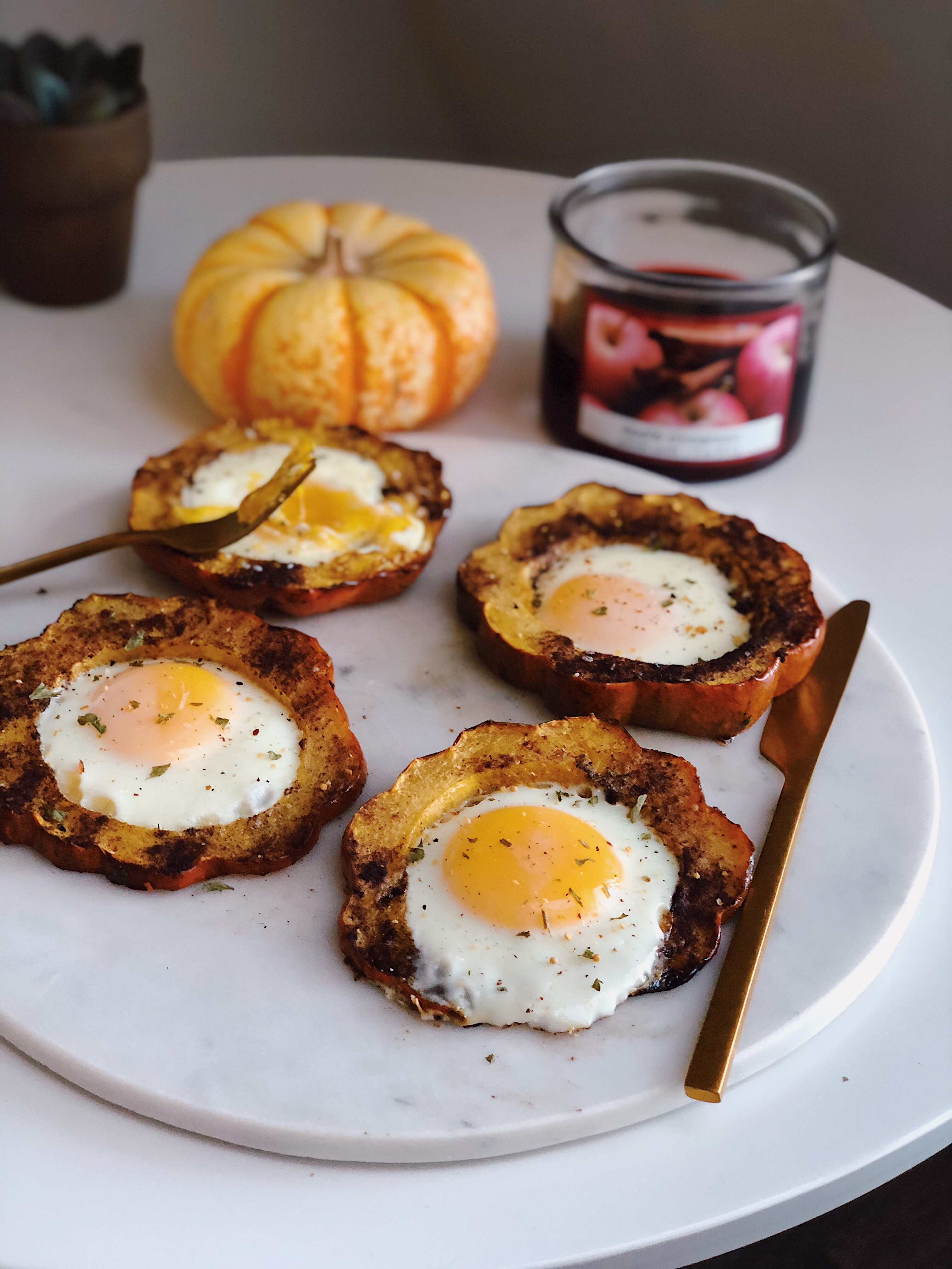 Autumn Acorn Squash Egg in a Hole – Meag’s Eggs